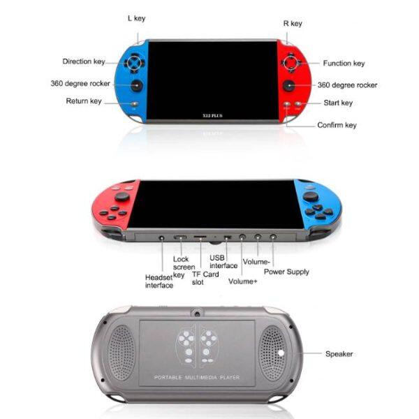 Χ12 Plus 7.1 Inch 128 BIT Handheld Game Console - NewTechStore