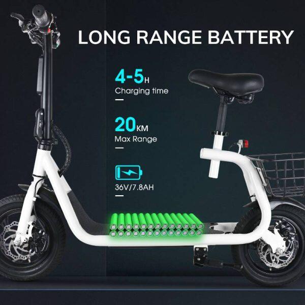Buy Windgoo B9 Electric Scooter with Seat | NewTechStore | Online Shop